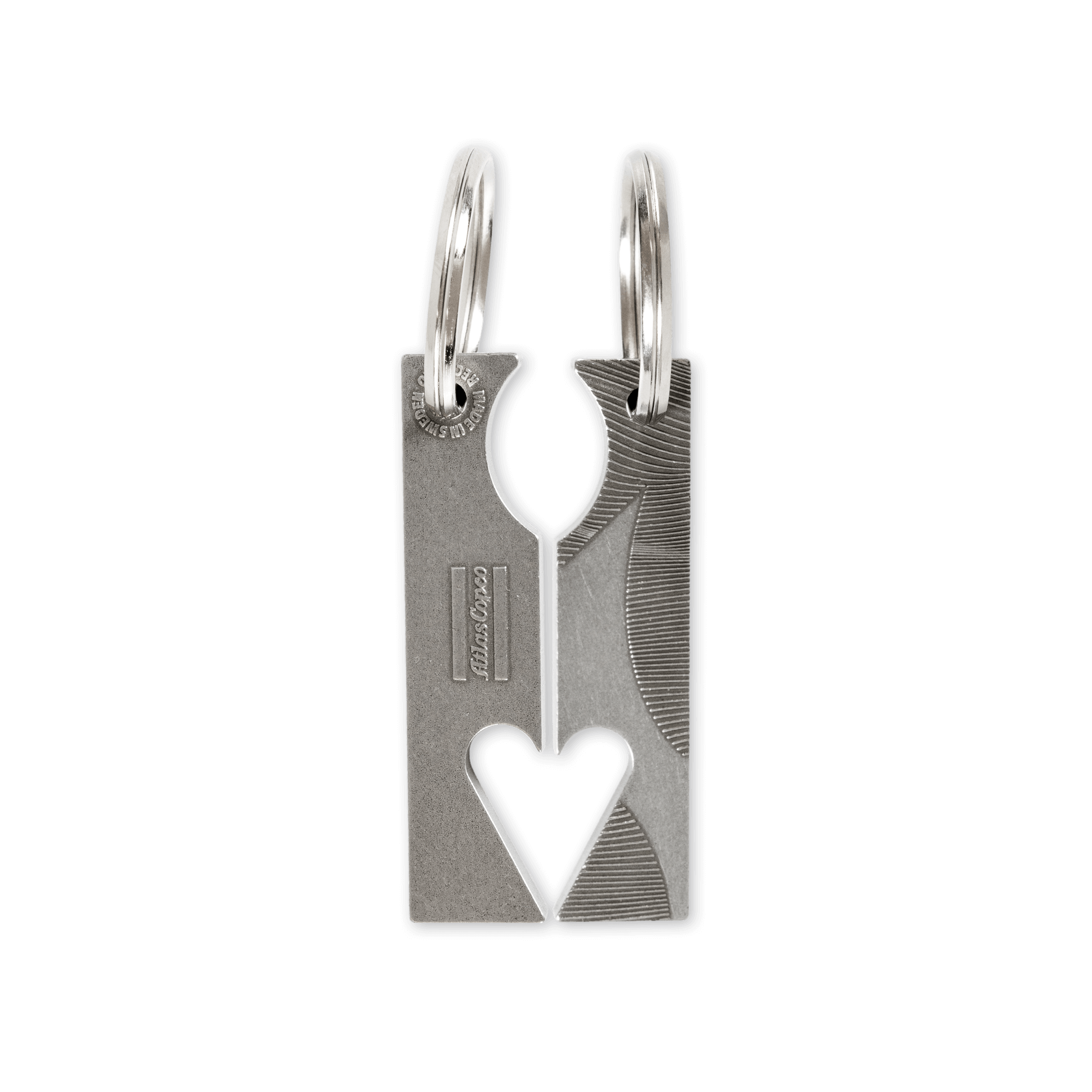 Bottle Opener Steel Key Ring - Recycled Atlas Copco Profilestore