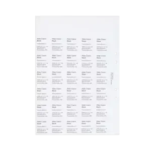 Color Samples Atlas Copco Profilestore